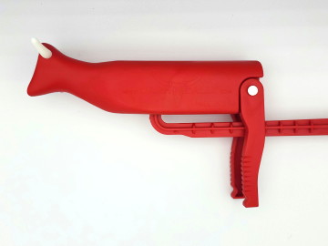 Dash'n'Dally roping dummy, Action Claw travel size roping on the road.